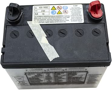 Amazon.com: Exmark OEM Battery Toro 42" 44" 48" 52" 60" 72" Deck Quest ...