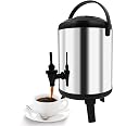 Amazon.com | Stainless Steel Insulated Hot Beverage Dispenser, Hot ...