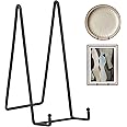 Amazon.com: Large Plate Holder Display Stand - 10 inch Tall Plate ...
