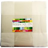 Bella Solids White Layer Cake 42 10-inch Squares Moda Fabrics 9900LC 98