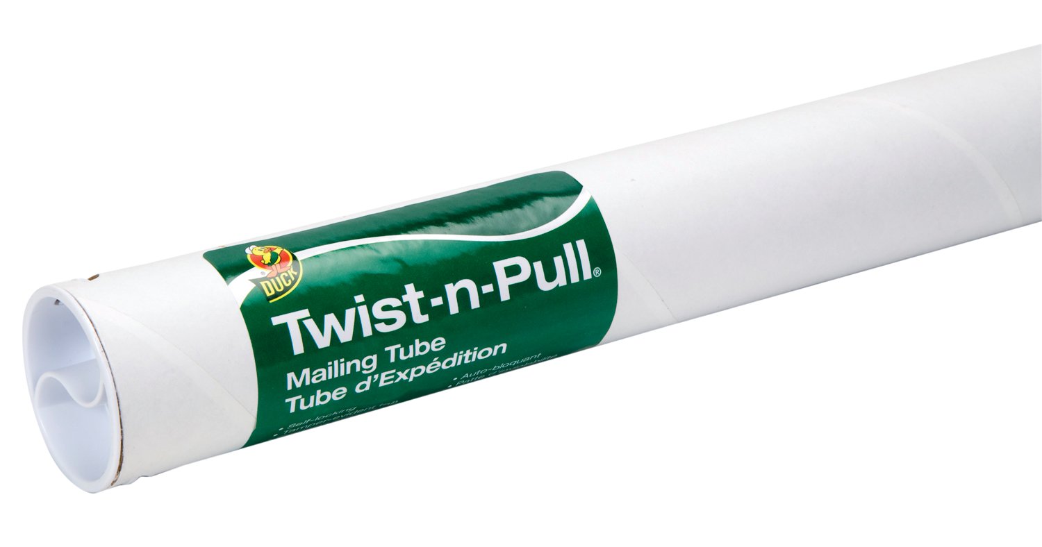 2 x 18 Inches 12-Pack 1176733 Duck Brand Twist-N-Pull Tamper-Evident ...