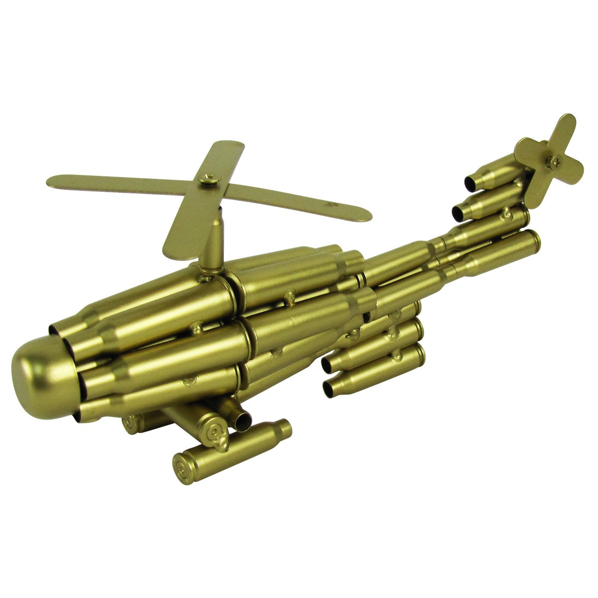 Bullet Shell Casing Shaped Helicopter Military Gift Chopper Gun Casings ...