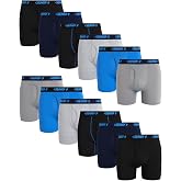 AND1 Mens Boxer Briefs - 6 Pack Platinum Performance Mens Boxers with ...