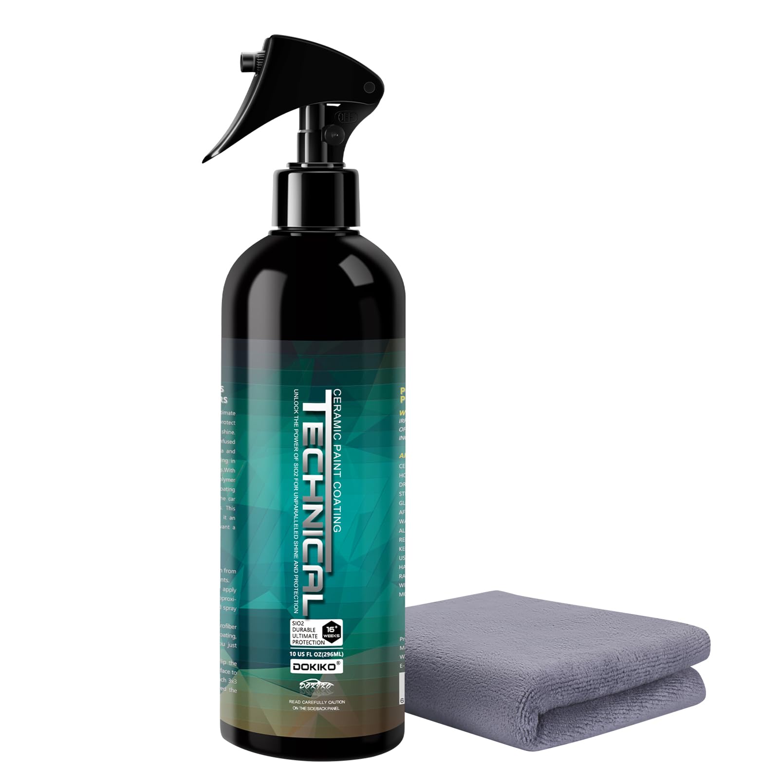 DOKIKO Technical Intense Gloss Sio2 Ceramic Car Coating - Nano Coating ...