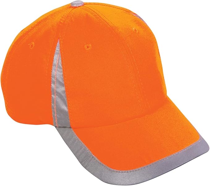 Broner Hi Visibility Baseball Cap with Reflective Trim, Hi Visibility ...