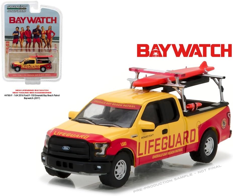 DieCast Model LIFEGUARD PICKUP Beach Patrol from Movie BAYWATCH Scale 1 ...