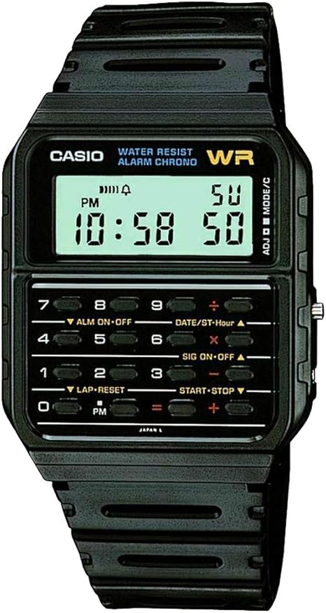 Casio Unisex Digital Watch with Resin Strap CA-53W-1ER: Amazon.co.uk ...