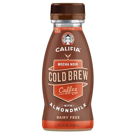 Califia Farms Mocha Cold Brew Coffee with Almondmilk, 750 ml: Amazon.co ...