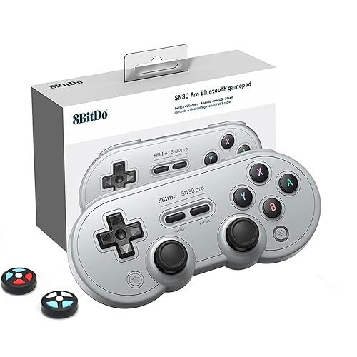 8Bitdo SN30 Pro Bluetooth Controller, Hall Effect Joystick Update ...