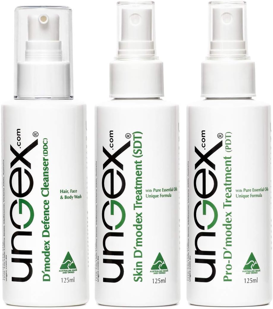 Demodex Face & Body Mite Kit for Humans | 3 In 1 Ungex Demodex ...