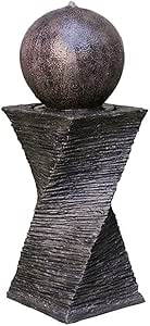 Amazon.com: 30" Floating Sphere Fountain: Outdoor Water Feature, Garden ...