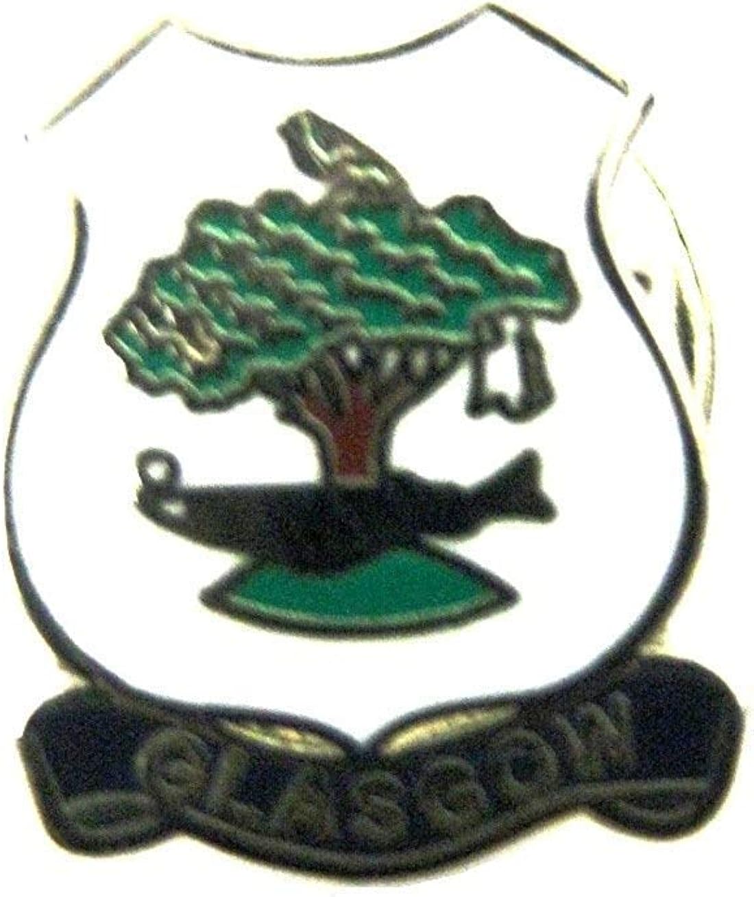 City of Glasgow Coat of Arms Pin Badge: Amazon.co.uk: Jewellery
