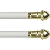 Amazon.com: Interior Living 48-84 in. Adjustable Petite Round Sash Rod ...