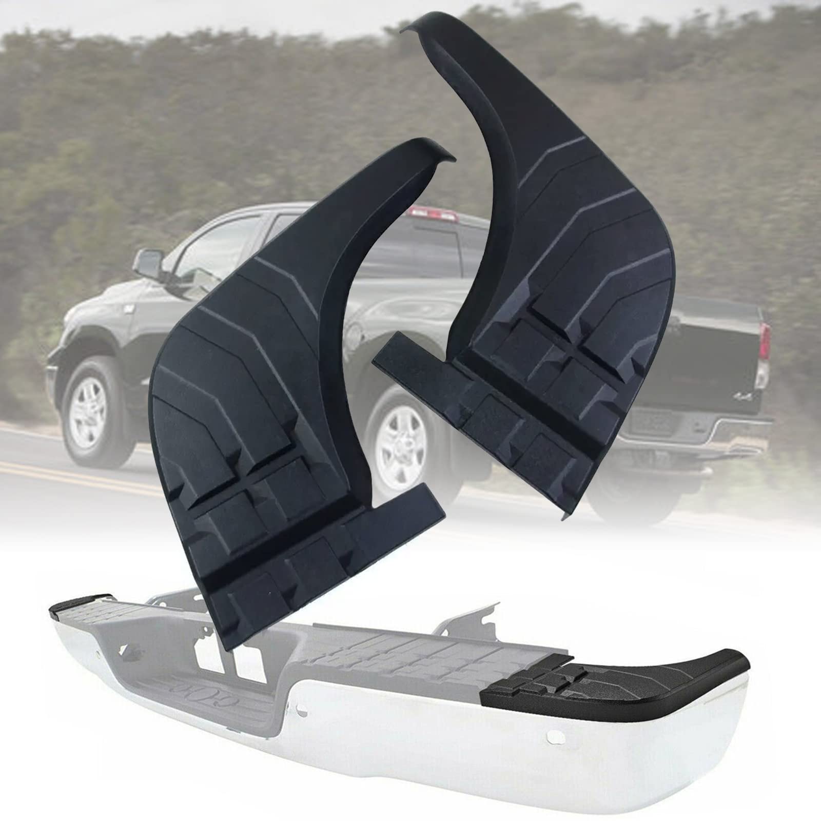 Wocch Rear Bumper Step Pad Compatible with Toyota Tundra 2007 2008 2009 ...