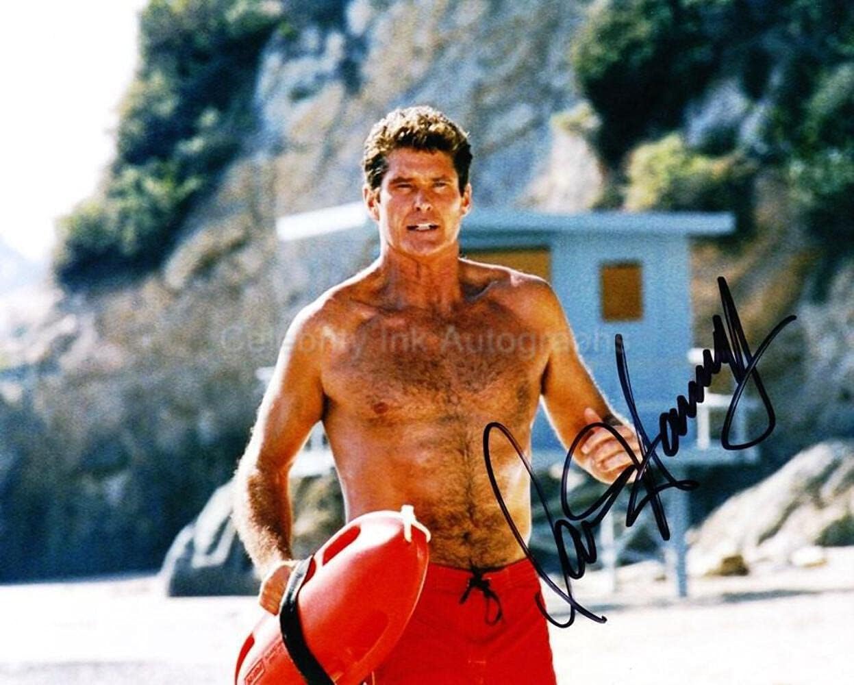 DAVID HASSELHOFF as Mitch Buchannon - Baywatch 8"x10" GENUINE AUTOGRAPH ...