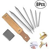Sketch Drawing Tools, AGPtEK 16 Blending Stumps Set with 2 Sandpaper ...