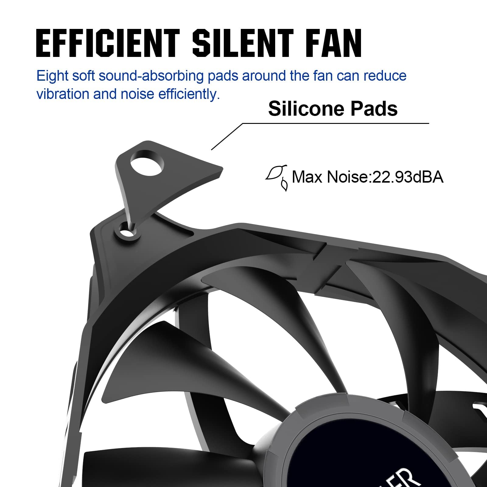 Mua PCCOOLER Case Fan, F9R120 High Performance Cooling PC Fan (White ...