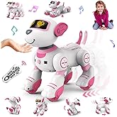 Amazon.com: Mini AI Robot Dog with Magent Bone, Smart Interactive Puppy ...