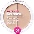 Amazon.com : Ruby Kisses Cream Foundation 3D Face Creator 2-Color ...