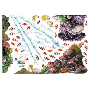Amazon.com: Tropical Fish Wall/Window/Glass Peel & Stick Decor Sticker ...