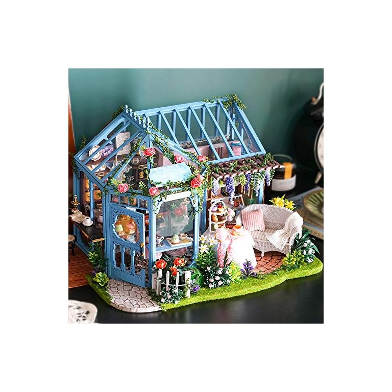 DIY Dollhouse Kit Plus Dust Proof and Music Movement