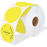 Amazon.com : TuSamper 3 Inch Round Thermal Label Stickers, Self ...