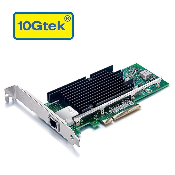 Amazon | 10Gtek X540-T1相当品, 10GbE コンバージド・ネットワーク・アダプター(NIC), シングルRJ45 ...