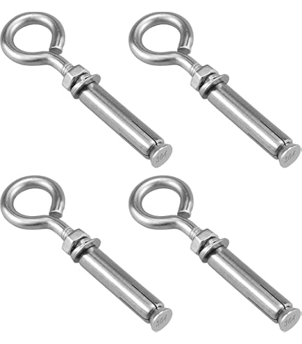 304 Stainless Steel Eye Bolts 2-Pack M12x80mm With Sleeve – For ...