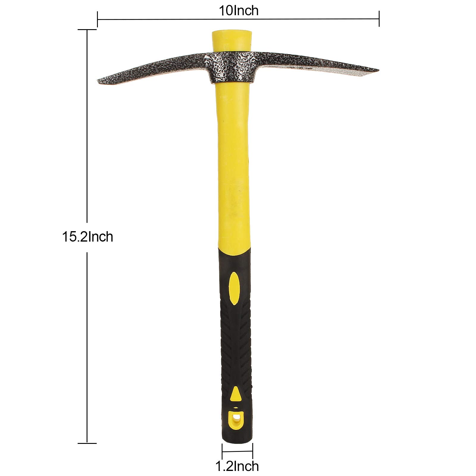 Mua Ziqi Weeding Mattock Hoe 15 Inch Forged Garden Picks Tool, Pick ...