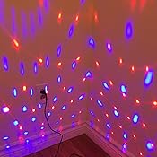 Sound Activated Disco Ball LED Strobe Light , RBG Disco lights, party ...