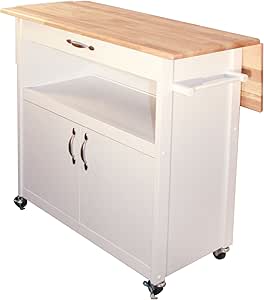 Amazon.com - Catskill Craftsmen Drop Leaf Utility Cart - Storage ...