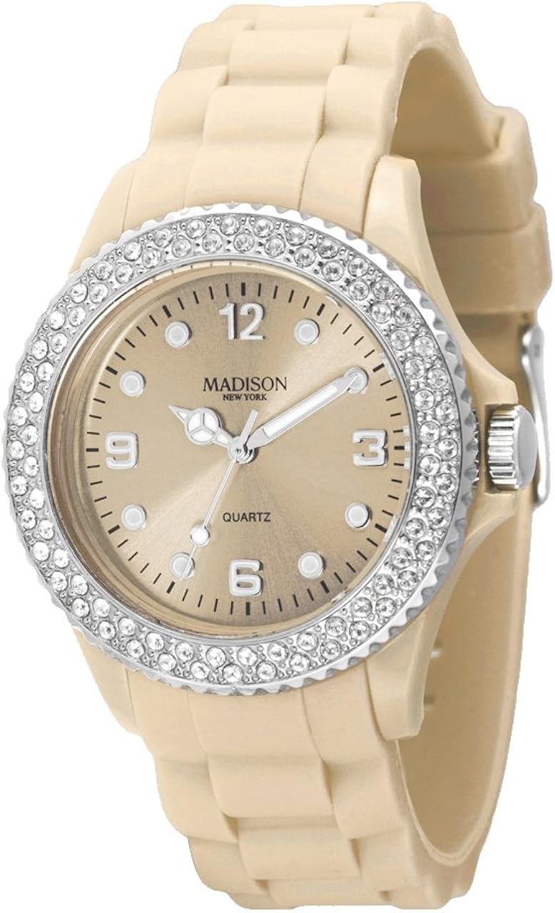 Madison New York Unisex-Armbanduhr Juicy Glamour Analog Silikon U4101R2 ...