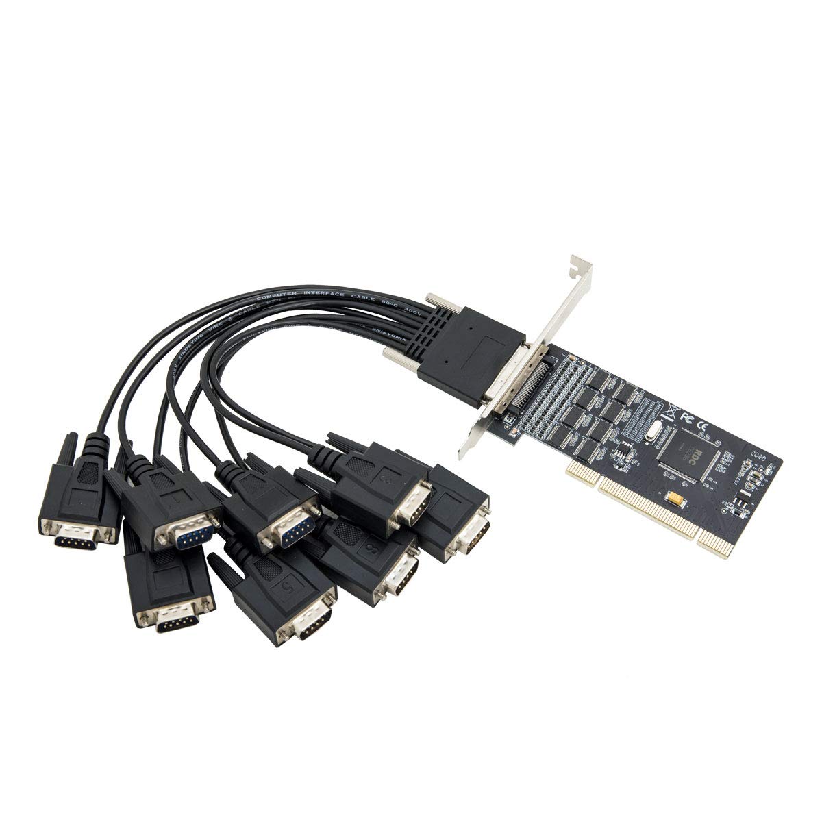 Mua 8 Port Serial DB9 RS-232 PCI Controller Card RDC C6238 Chipset SI ...