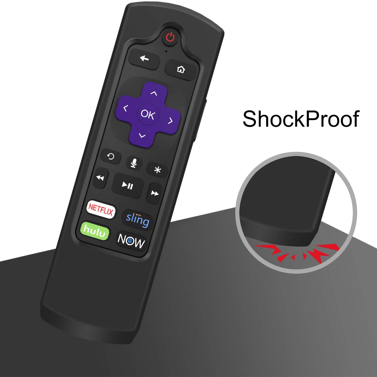 For Roku Premiere 3920 2018 Express 3900/Express+3910 Silicone Remote ...