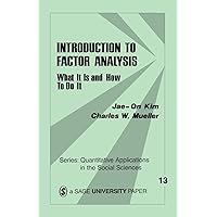 Amazon.com: Introduction to Factor Analysis: What It Is and How To Do ...