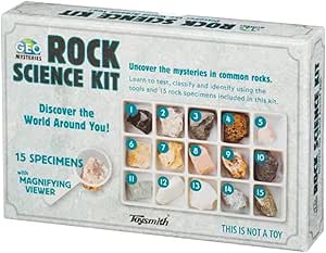 Amazon.com: STEM Toy Rock Science Kit Geology Mineral Specimen For Kid ...