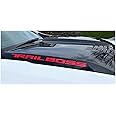 Amazon.com: Chevy Silverado Red Trail Boss Hood Scoop Lettering Decals ...
