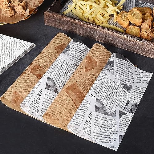 HeyJais Parchment Paper, 100Pcs Wax Parchment Paper Sheets for Baking ...
