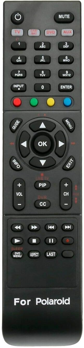 Amazon.com: Replacement Remote Control for Polaroid LCD TV 1513-TDXB ...