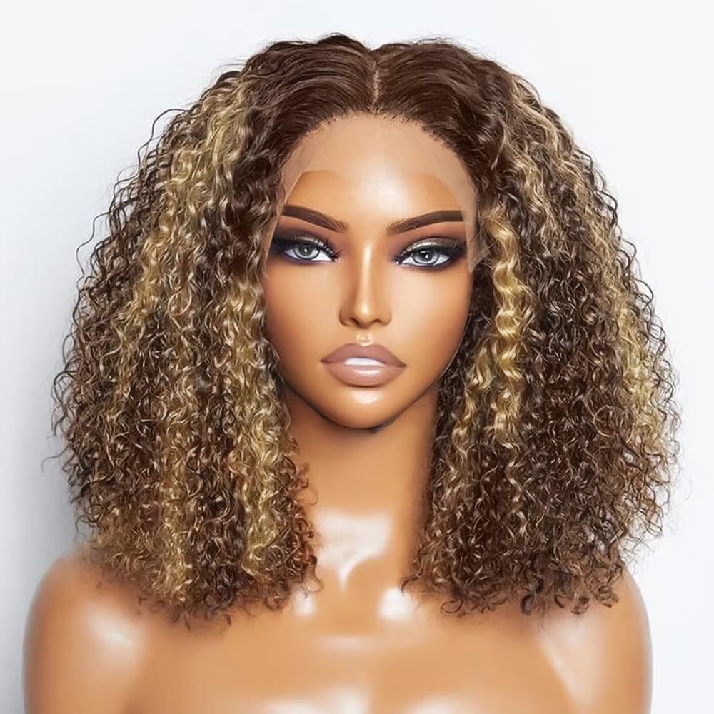 Jessica Hair Highlight Ombre Lace Front Wig Human Hair 13x6 HD Lace ...