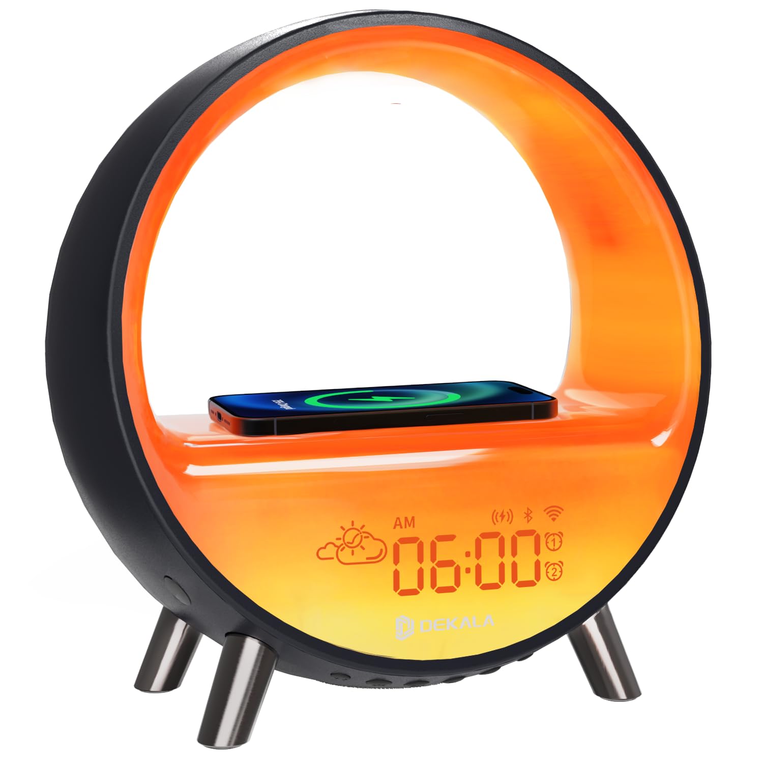 Dekala Arches Sunrise Alarm Clock | Sunset White Noise Sound Machine ...