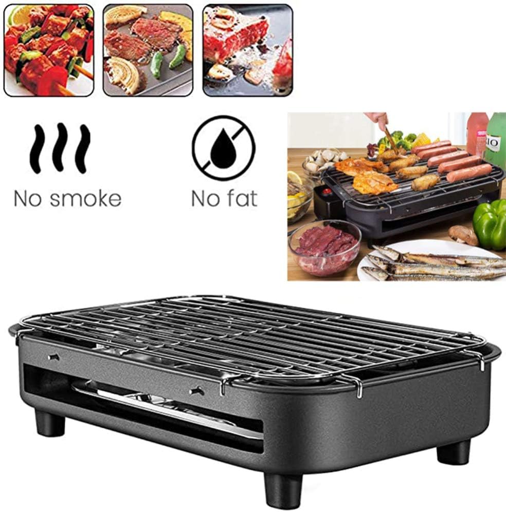 Review Indoor Electric Barbecue Grill Korean Smokefree BBQ Table Ith ...