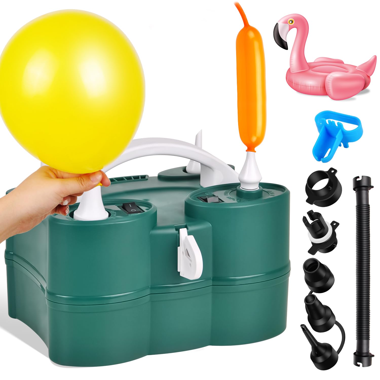 LooLaa Balloon Pump 3-in-1 Electric Blower Machine for Inflatables and ...