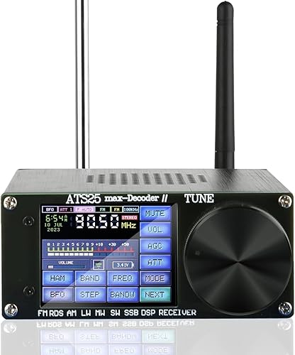 ATS25 Max Decoder ii, Upgraded Si4732 Shortwave Radio Receiver Adds HI ...
