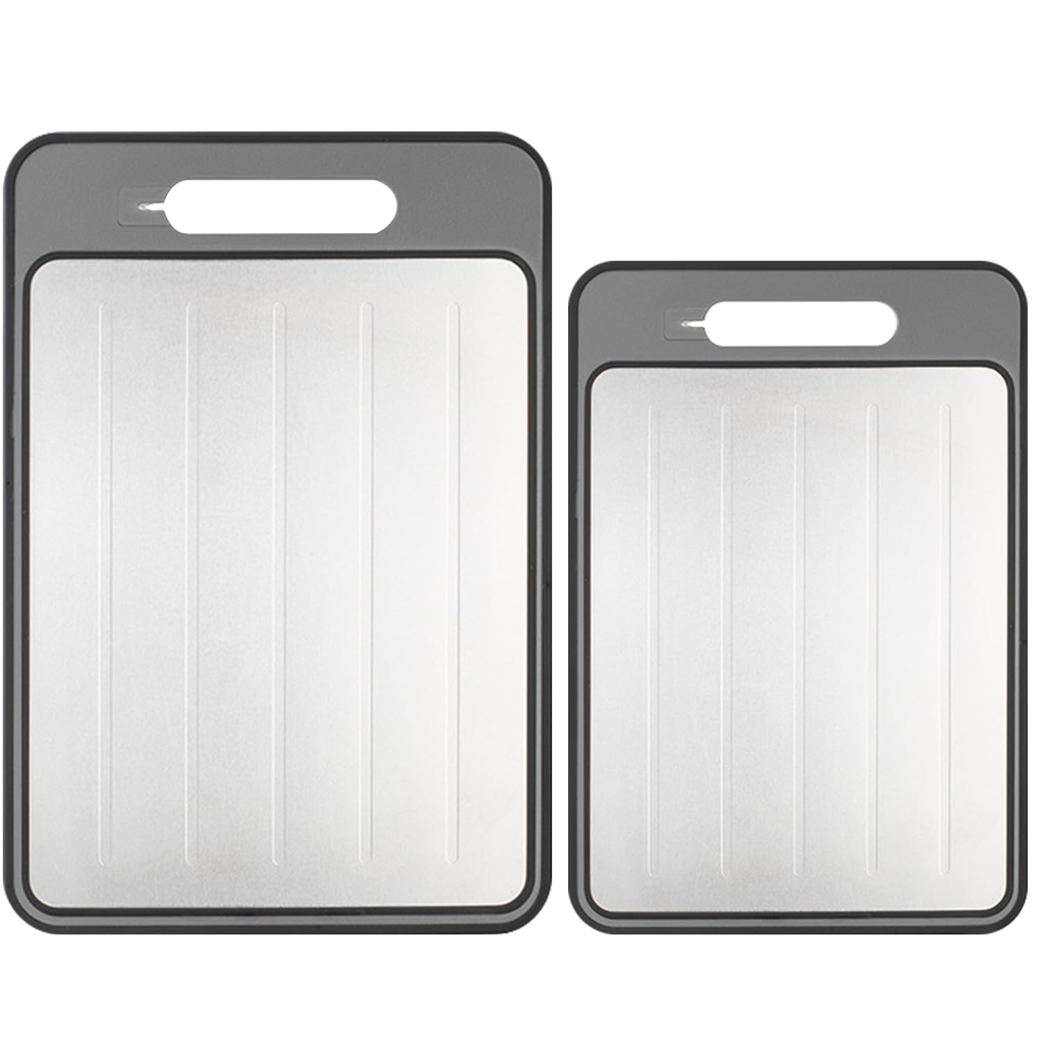 Cutting Board Double Sided,2 Pcs Vegetable Board With Sharpening Stone ...