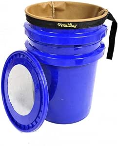 Amazon.com : VermiBag VermiBucket Composting Systems Convert Your 5 Gal ...