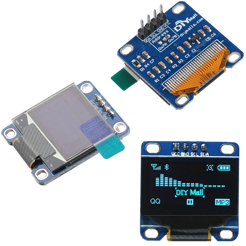 Mua DIYmalls 0.96" inch OLED Display Screen Module I2C IIC Address 0x3C ...