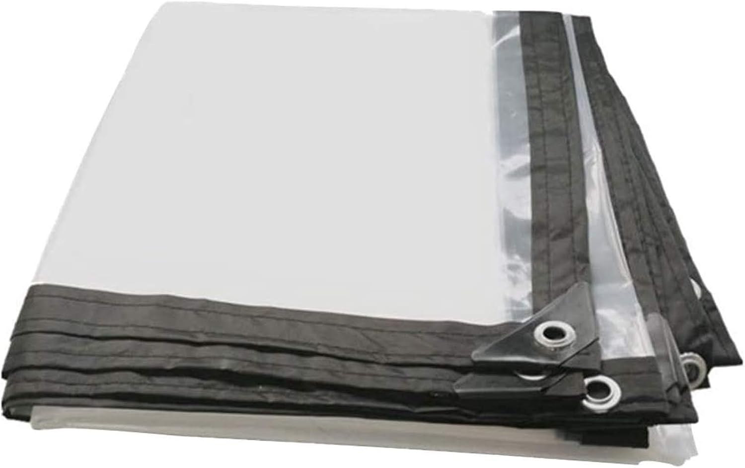 WZDD Tarps Transparent Clear Poly 10ftx20ft, Tarpaulin Heavy Duty ...