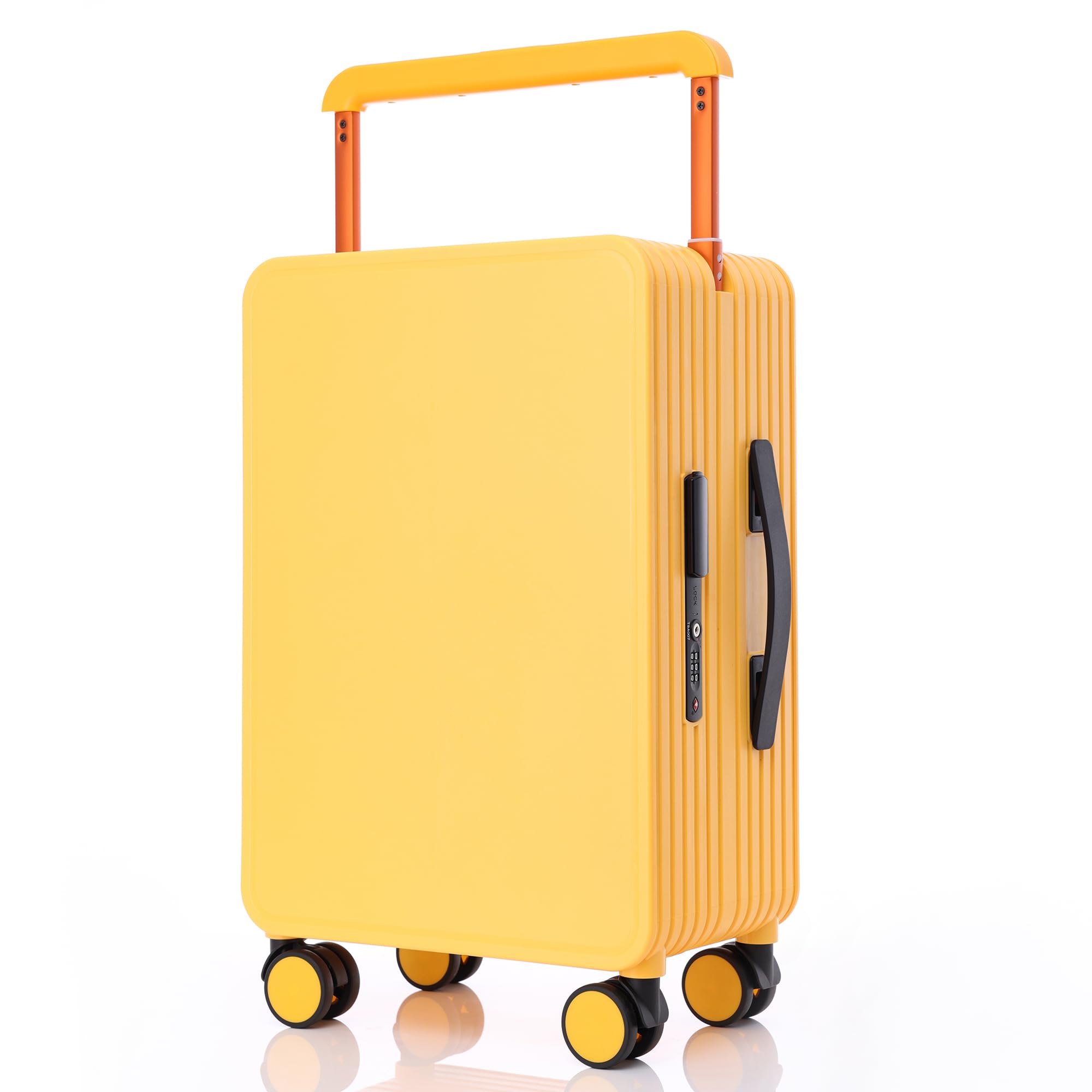 UrbanExplorer Carry On Luggage 20In Wide Handle PC Hardshell Suitcases ...