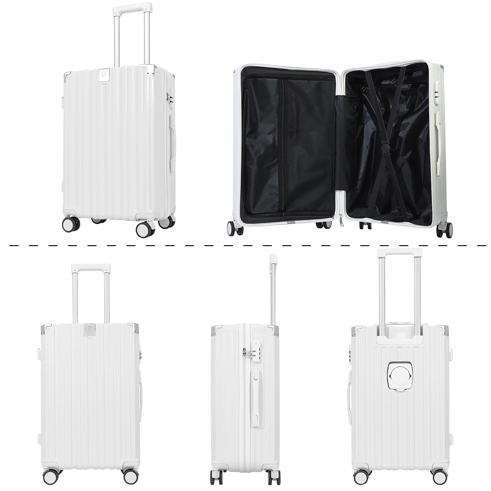 Mua SUPBOX Suitcase, Carry-On Carrying Case, USB Port, Carry Bag, Cup ...